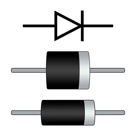 Diode And Symbol Rectifier Diode Electronic Component 25747529