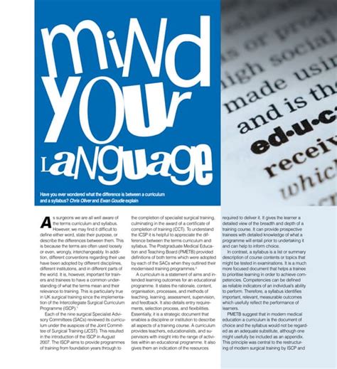 Difference Between A Syllabus And A Curriculum Pdf Educational