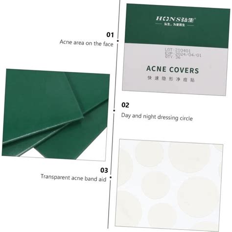 360 Pièces Patch Anti Acné Hydrocolloïde Place Correctif Autocollant De