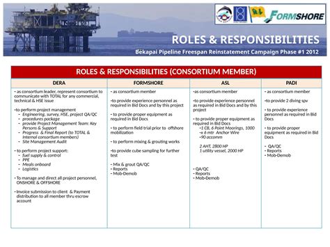 Project Execution Plan For Project Offshore Pptx