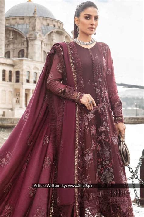 Maria B Linen Dresses Winter Collection 2023 She9pk