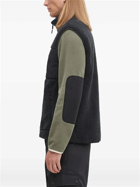 Napapijri Yupik V Zip Logo Vest Black Farfetch Uk