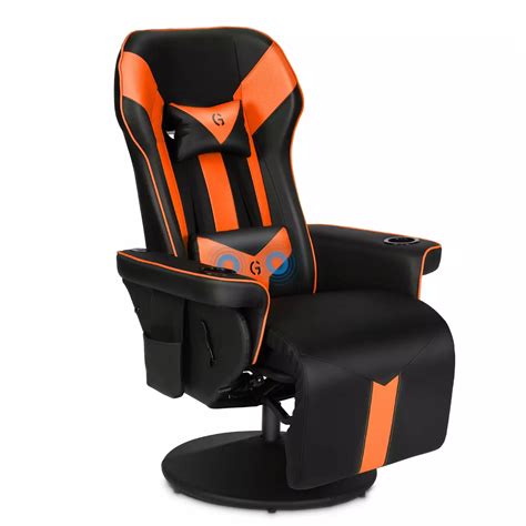 King Throne Ergonomic Gaming Chair Swivel Reclining Chair Video Racing