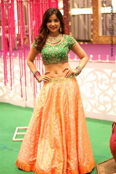 Kashmira Pardeshi Stills At Nartanasala Song Location South Indian