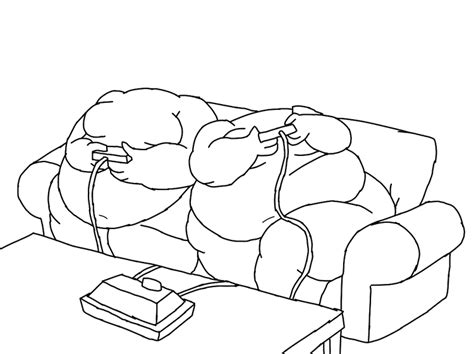 Fat Base Playing Videogames By Jenny09764 On Deviantart