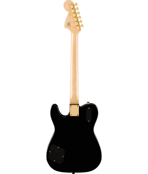 Squier Limited Edition Paranormal Troublemaker Telecaster Deluxe Gold Hardware Blackalamo