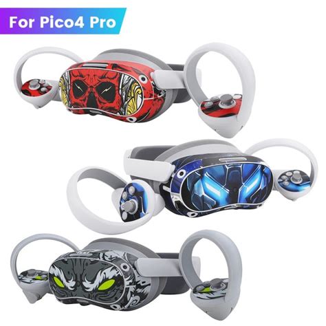 สำหรับ Hifylux พีวีซีรูปลอกผิวสติกเกอร์สำหรับ Pico Neo 4หูฟัง Vr ตัวควบคุมห่อปกฟิล์มป้องกัน