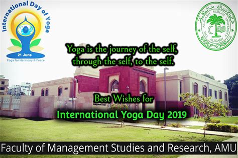Fmsr Amu Internationalyogaday Fmsramu Bschool Management Yoga… Faculty Of Management