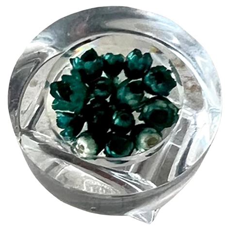 1970s Siv Langstrom Swedish Space Age Modernist Acrylic Ring With