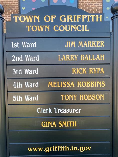 Griffith Indiana Town Council At Jessica Hall Blog