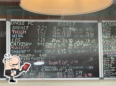 Menu At Carters Fried Chicken Restaurant Adel