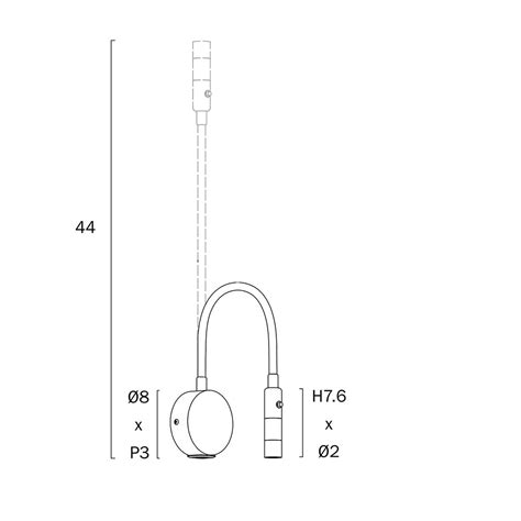 Solio 3w Led Switched Flexible Reading Wall Light With Usb Antique Bra