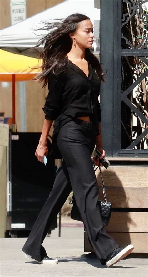 Zoe Saldana Street Style Zendaya Style Zoe Saldana Style