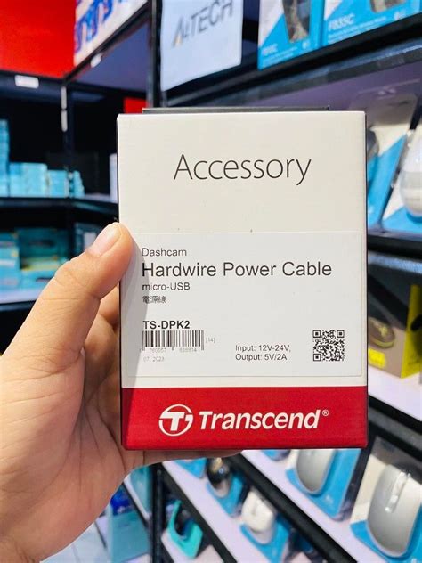 Transcend Dashcam Hardwire Kit Cable Micro Usb Ts Dpk2 Photography