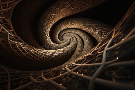 The Infinity Of Mathematics Created With Generative Ai Technology Stock Illustration