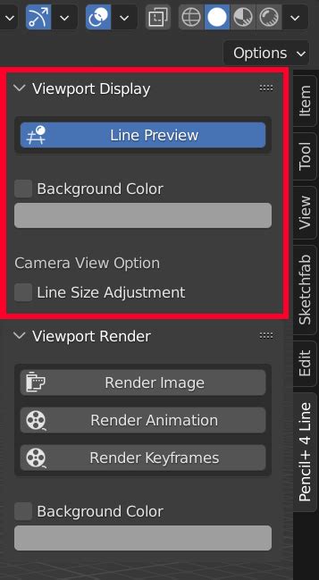 Viewport Display And Rendering Pencil 4 Line For Blender