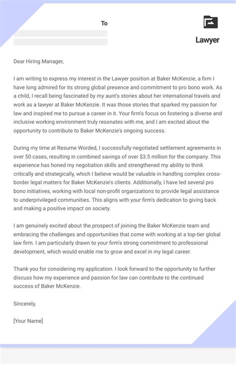 14 Lawyer Cover Letter Examples Plus Recruiter Insights Updated For 2025