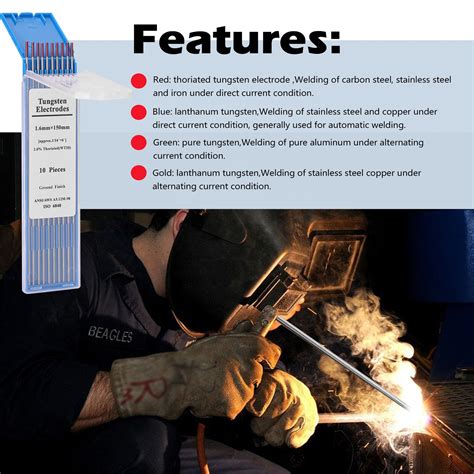 Tungsten Electrodes Welding Rods 1615024150 W Grandado