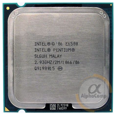 Процессор Intel Pentium Dual Core E6500 2×2 93ghz 1mb S775 БУ продажа цена в Днепре