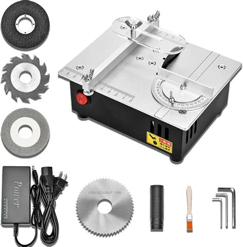 Precision Mini Electric Table Saw Diy Hobby Handmade Woodworking Bench