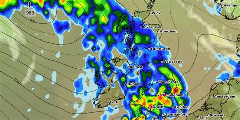 Uk Weather Forecast Large Atlantic System Sweeping In From The West As