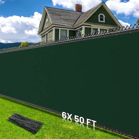 Fabric Outdoor Privacy Fence Black 4ft Privacy Fence Screen Windscreen