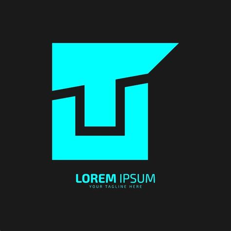 Premium Vector Alphabet Letter T U And Tu Or Ut Minimal And Negative