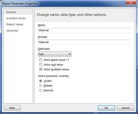 Sql Server Ssrs Parameter Value List Always Empty Stack Overflow