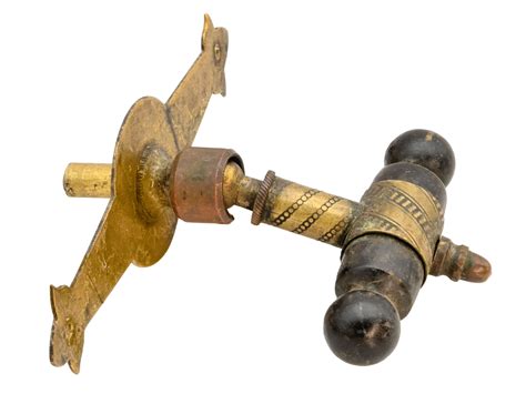 Large Brass And Wood Drop Pulls — Architectural Antiques