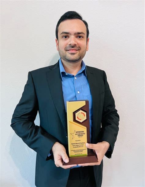 Mr Naimil Gadani International Achievers International Awards International Achievements