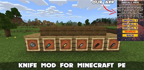 Knife Mod For Minecraft Pe Android App