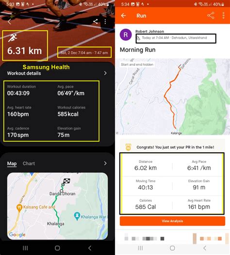 I Recorded My Running Data With The Galaxy Watch 6 And Synced It To