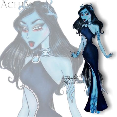 Achlys • Greek Goddess Of Endless Night And Poisons ☠️ Fashion Art By