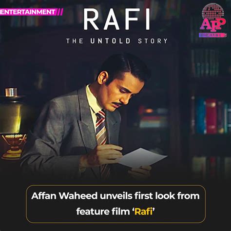 ‘rafi Affan Waheeds First Look Impresses Audience