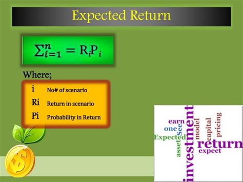 Expected Value Return And Standard Deviation Pptx Physics Science