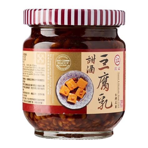 Jiang Ji Taiwan Sweet And Alcoholic Fermented Beancurd 200g Shopee Singapore
