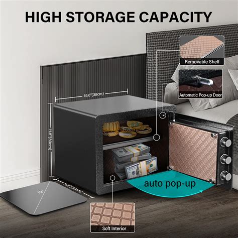 Adimo Safe Box 12 Cube Ft Fireproof Cabinet Safe