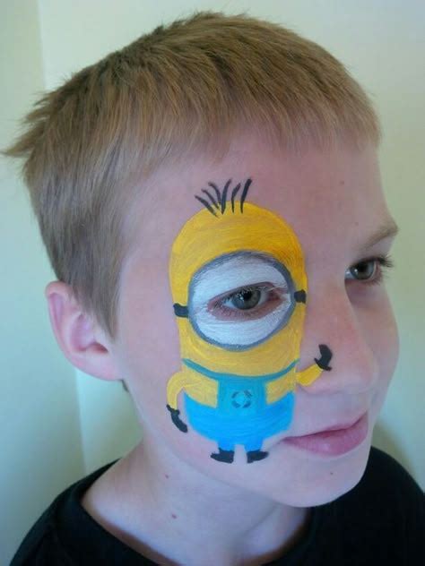 Minion Face Paint