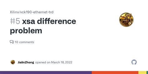 Xsa Difference Problem · Issue 5 · Xilinxvck190 Ethernet Trd · Github