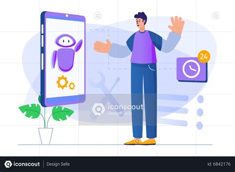 Best Boy Use Virtual Assistant Illustration Download In Png And Vector Format