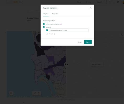 Allow Legend To Always Remains Open For Swipe Maps Esri Community