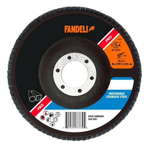 Disco Laminado Z 60 Inoxidable Pro 412 72953 Fandeli