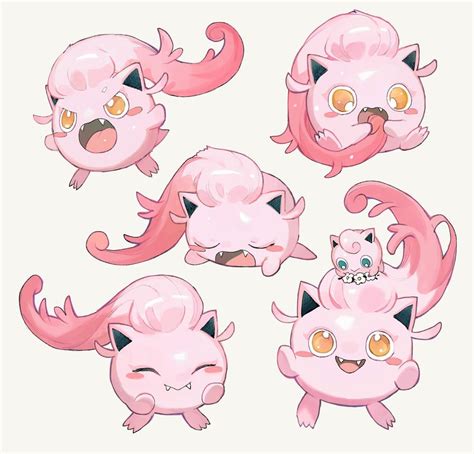 Jigglypuff And Scream Tail Pokemon Drawn By Newoshinra P Danbooru