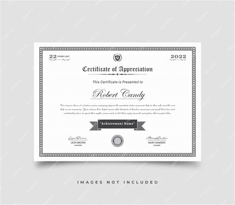 Premium Vector Vector Certificate Template Premium Vector Vector Certificate Template