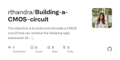 GitHub Rthandra Building A CMOS Circuit The Objective Is To Build And Simulate A CMOS Circuit