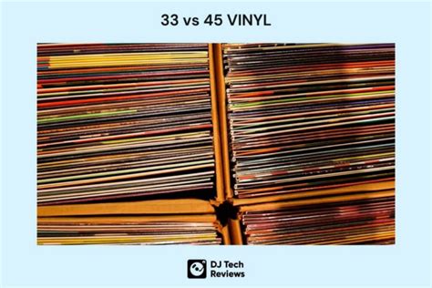 33 Vs 45 Vinyl Compare Record Sizes And Speeds