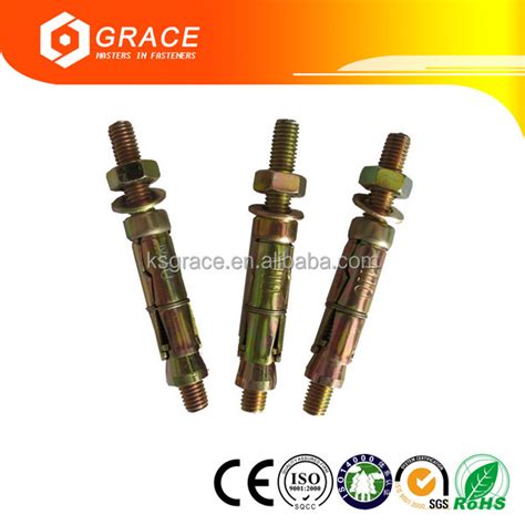 Projecting Bolt Type Steel Heavy Duty 3 Shield Anchors Expansion Shield