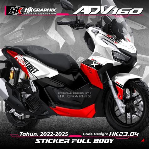 Decal Sticker Adv 160 Full Body 2022 2023 2025 Honda Adv Full Body