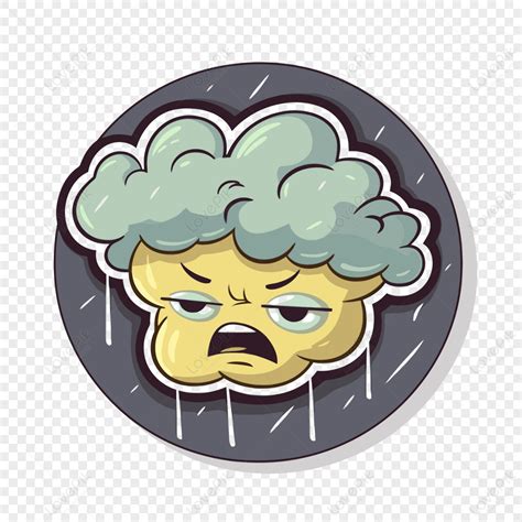 面對雨臉卡通矢量插畫 Diseo插畫插畫卡通片eps圖案素材免費下載，可愛卡通圖片，尺寸4267 × 4267px Lovepik