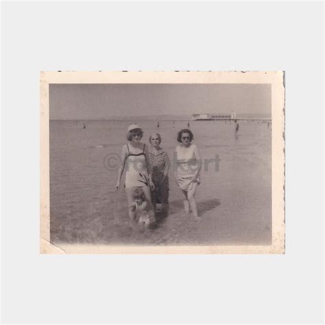 1958 Florya Plajı Fotoğraf Fotokart